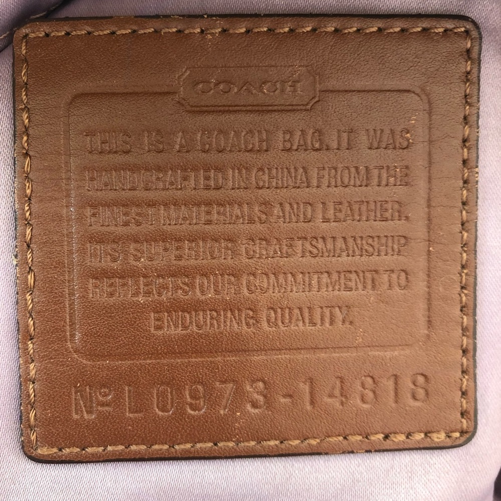 Vintage Coach Purse. Light Tan C Pattern. - Gem